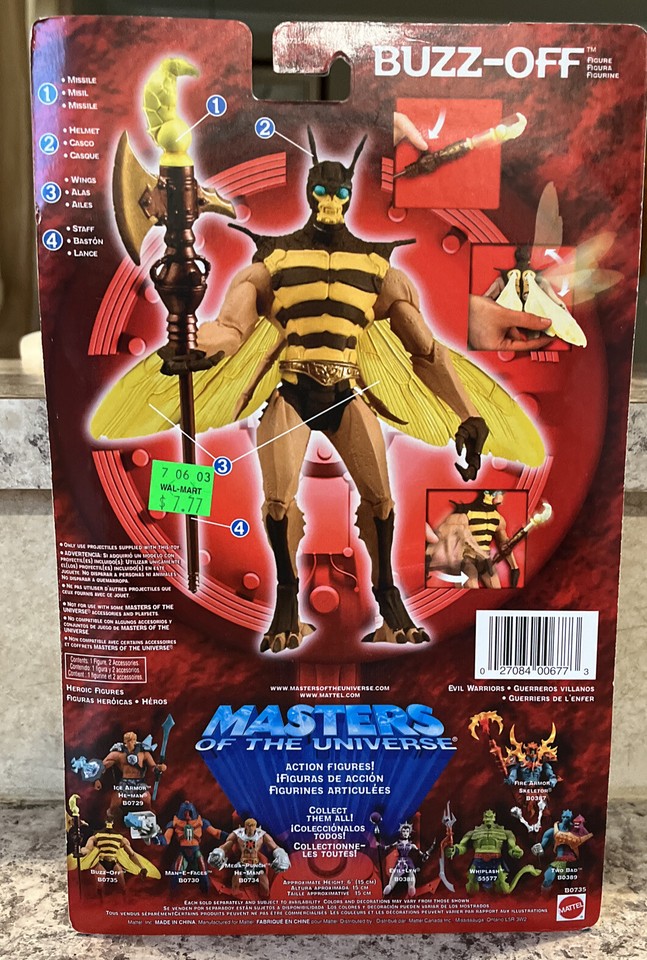Masters Of The Universe - MOTU 200X - Buzz Off - 6" Action Figure | eBay