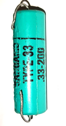 Sangamo Type 33 330nf 200v Axial Tone Capacitor | eBay