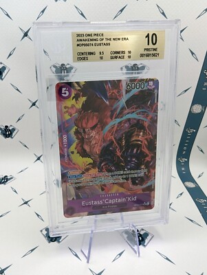 BGS 10 - One Piece TCG OP05-074 Eustass "Captain" Kid Alt Art English ...
