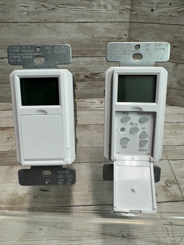 2- DEFIANT 15 Amp In-Wall 3-Way Daylight Adjusting Digital Timer Switch ...