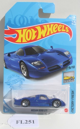 Hot wheels HW Factory Fresh Nissan R390 GT1 Blue 9/10 FNQHotwheels ...
