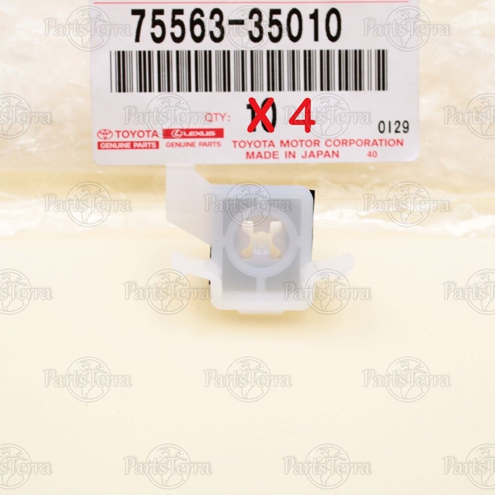 75563-35010 GENUINE Toyota FJ CRUISER Upper Windshield Reveal Molding ...