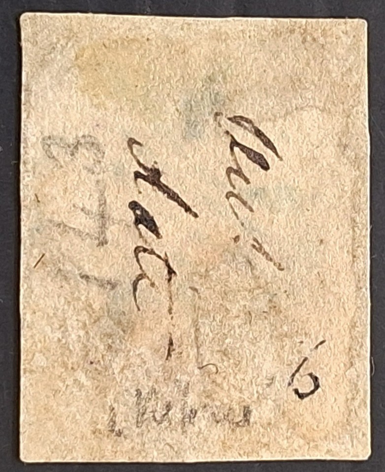 1850 Victoria Australia 2d gy Imperf h/Length stamp Ham print Used ...