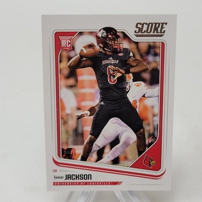 Lamar Jackson 2018 Panini Score Rookie Card #352 RC Baltimore Ravens (B ...