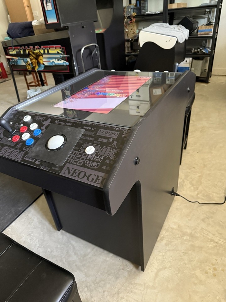 Super Cocktail Arcade Machine, Huge LCD, Dual Trackball, Brand New! | eBay