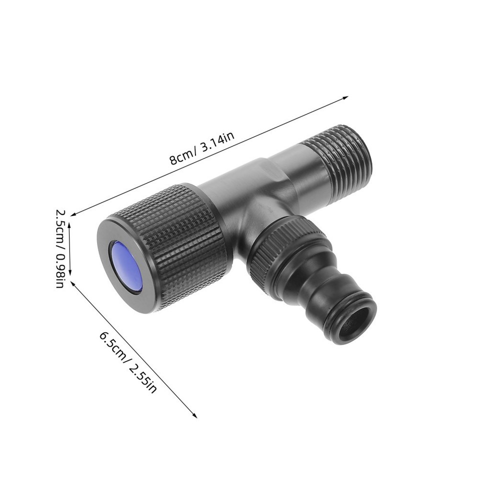Hose Bib Valve Garden Quick Connects Heavy Duty Stop Copper Connector ...