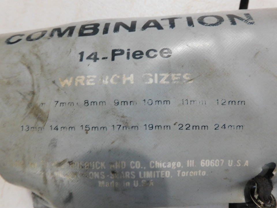 Craftsman 14 Piece Metric Combination Wrench Set 9 42908 With Pouch 6mm ...