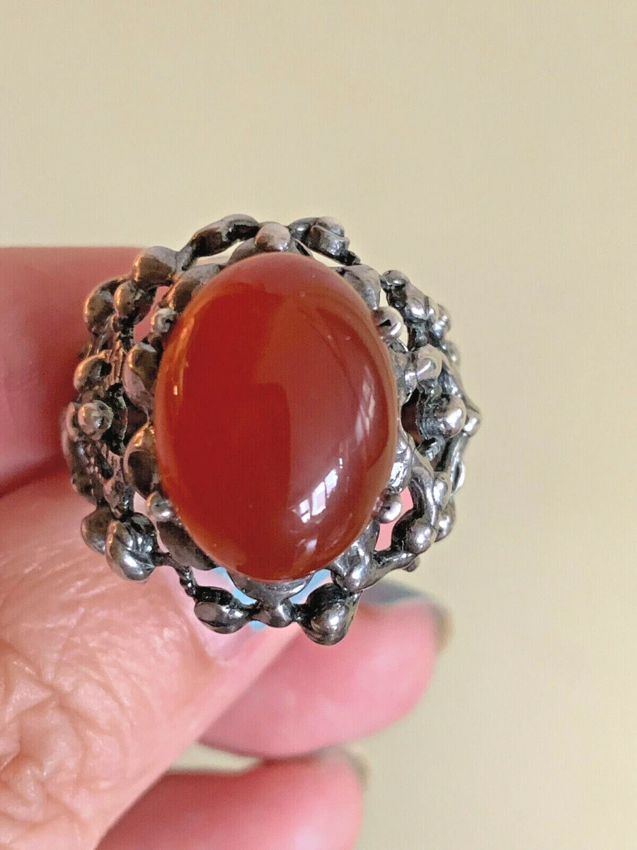 Large Carnelian Rings