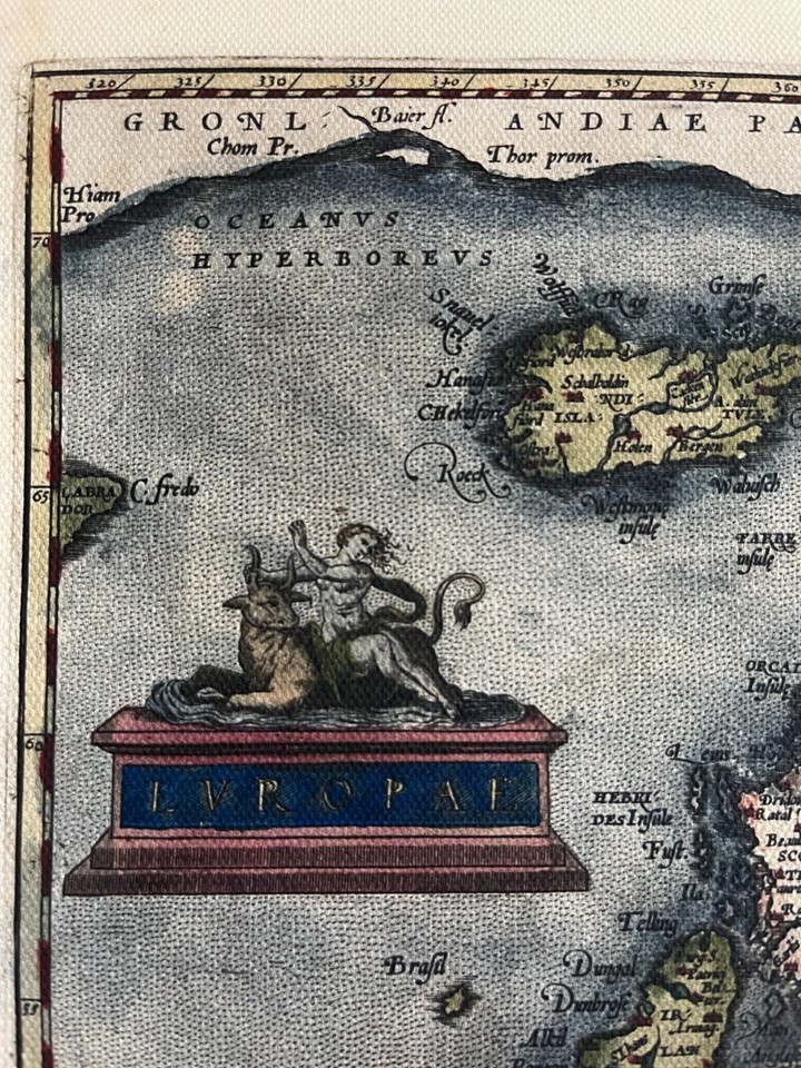 Old World Map of Europe 1600s Ancient Maps Vintage Style Poster Print ...