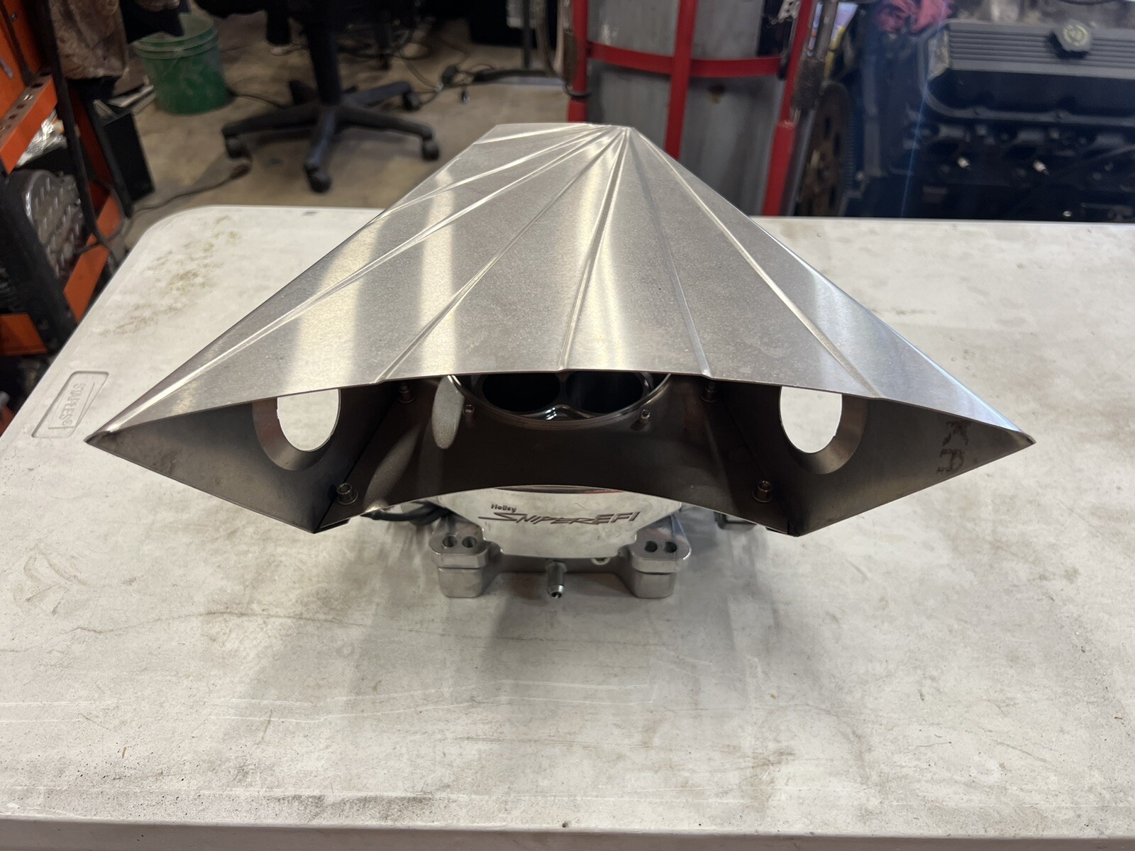 Hot Rod Air Scoop Custom Hand Made Carburetor Air Cleaner Filter Hotrod ...