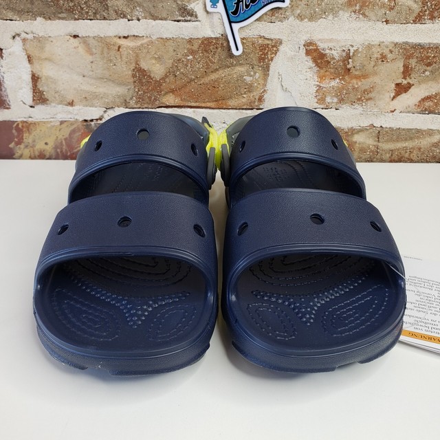 Crocs Classic All-Terrain Sandals Kids Boys Size J4 Navy Blue (207707 ...
