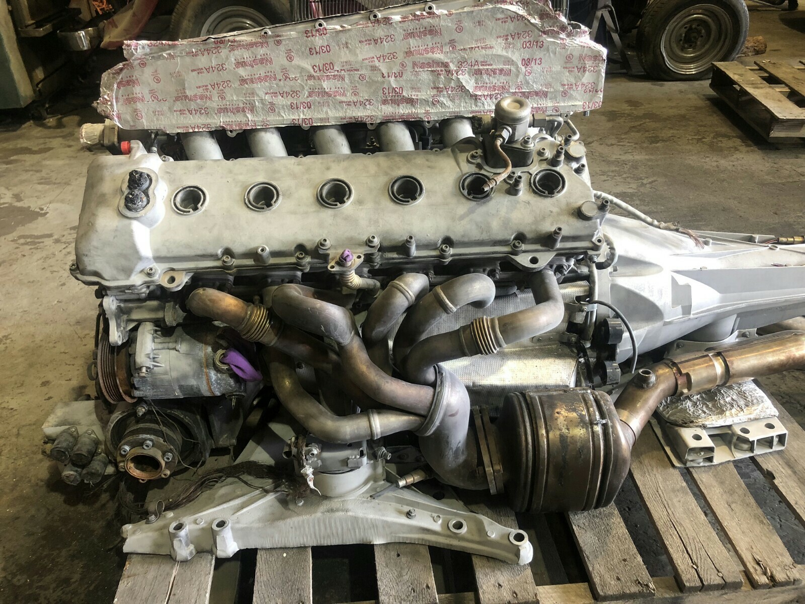 17 18 Ferrari GTC4 6.3L V12 F140 Engine Dropout Assembly | eBay