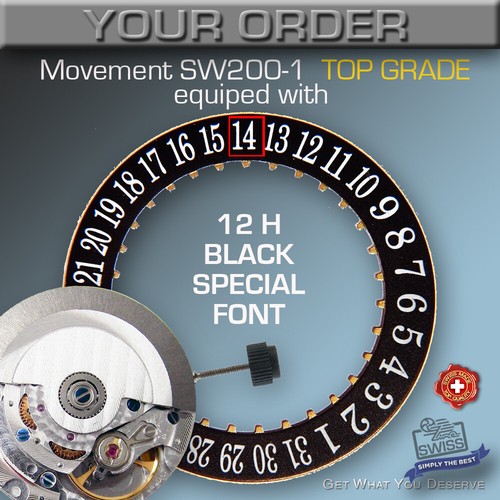 MOVEMENT AUTOMATIC SELLITA SW200-1, TOP GRADE GLUCYDUR BALANCE (COMP ...