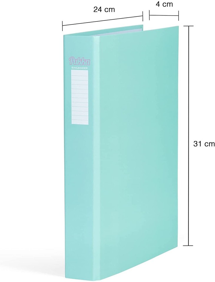 Pukka A4 Ring Binder Files Folder D-Ring Pastel Colours | eBay UK