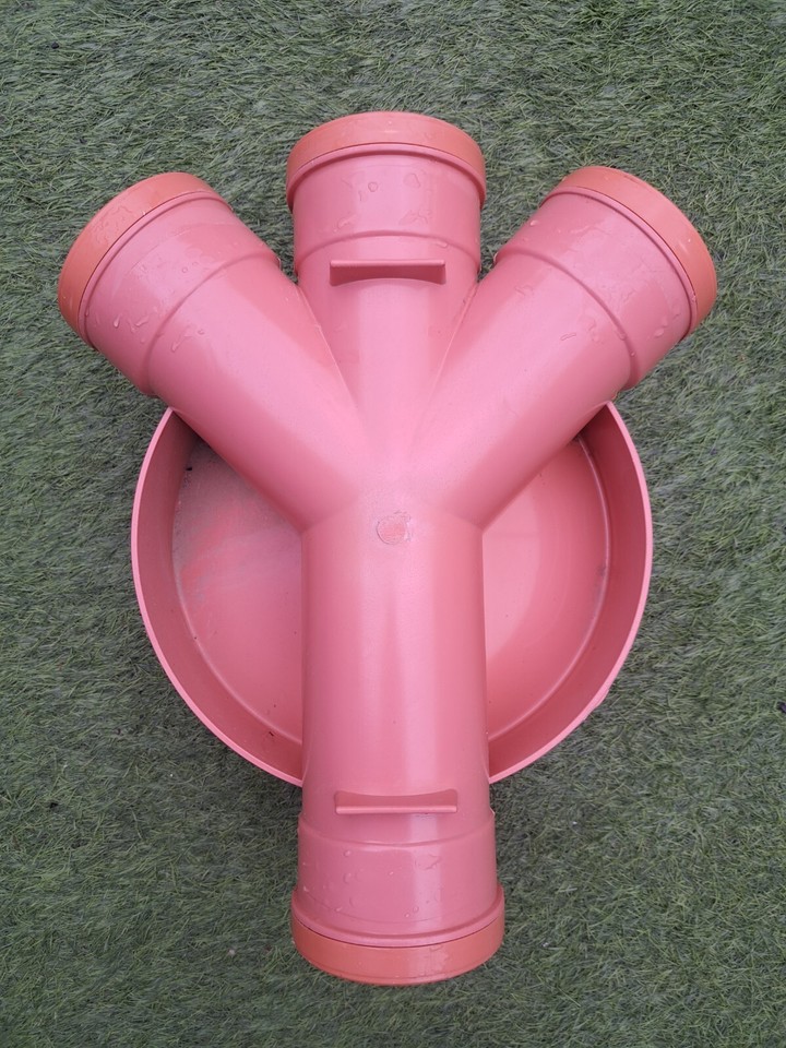 Osma Wavin Drain Drainage 110mm D/S MB S/C BASE Double 45 Chamber ...