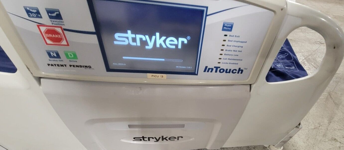 Stryker InTouch 2141Zoom ICU Hospital Bed w/Isolibrium Mattress (MAB ...