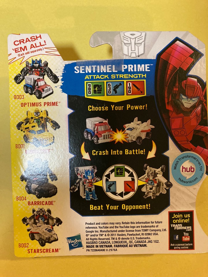 Transformers Bot Shots Battle Game Series 1 Super Bot 001 Sentinel ...