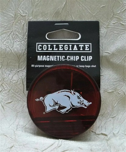University Of Arkansas Razorbacks Magnetic Chip Clip New On Card | eBay