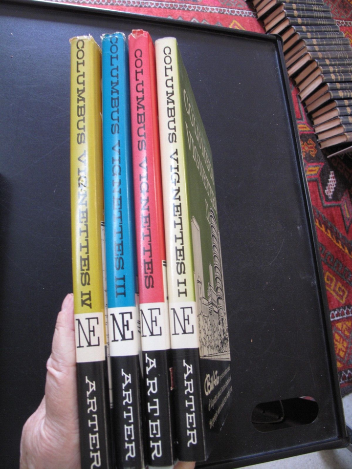 Signed Inscr 4V Columbus Vignettes Bill Arter 1966-71 Historic ...