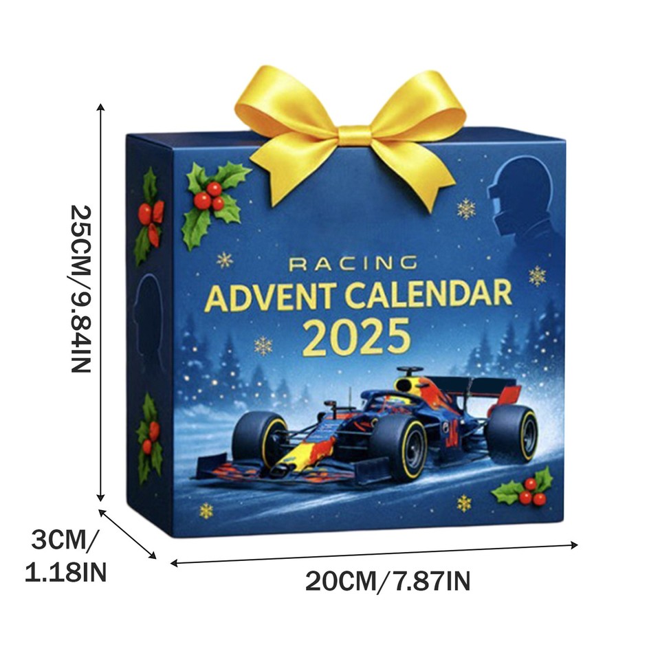F1Team 2025 Christmas Advent Calendar 24-Day Countdown,2D RacingTeam ...