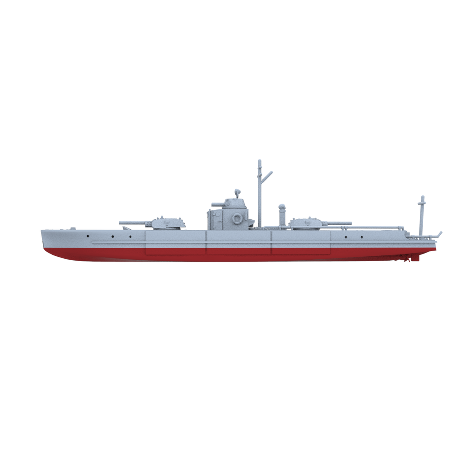 SSC72766S-A 1/72 Military Model Kit Soviet Pr.1124 Early Modification ...