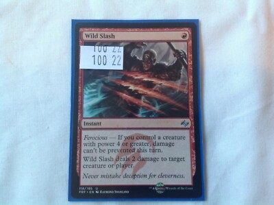 Wild Slash Fate Reforged Uncommon NM | eBay Australia