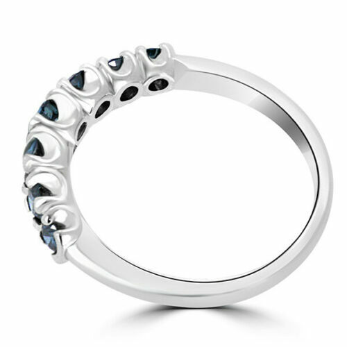 3 ct Lab Created Blue Diamond Ring 925 Sterling Silver Excellent Great ...