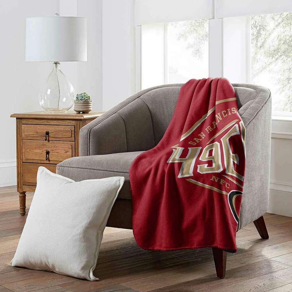 New Northwest NFL Teams New Logo Large Soft Fleece Throw Blanket 50" X ...