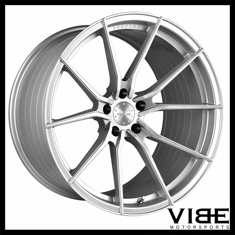22" VERTINI RF1.2 SILVER CONCAVE WHEELS RIMS FITS PORSCHE PANAMERA 4 S ...