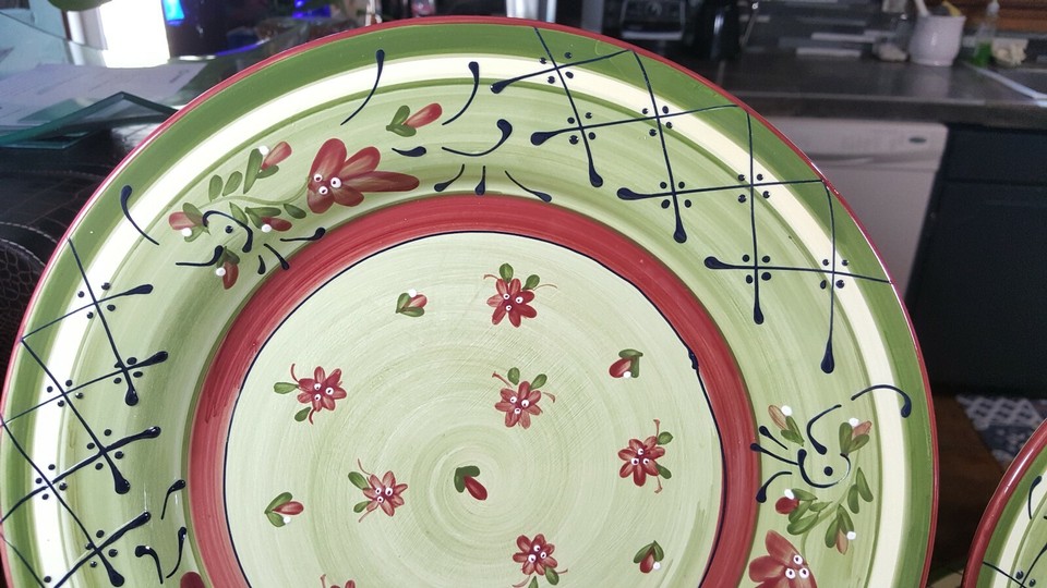 Romancing Provence Collections Fleuron Figural Bowl Salad Plate ...