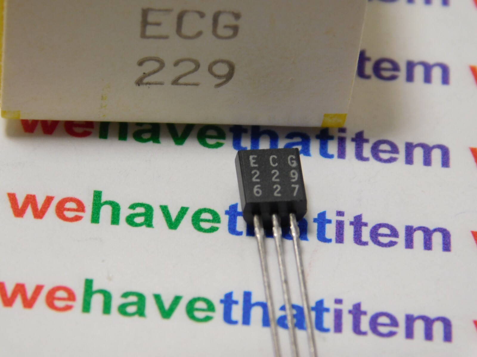 ECG229, NTE229 / TRANSISTOR / TO92 / 2 PIECES (QZTY) | eBay