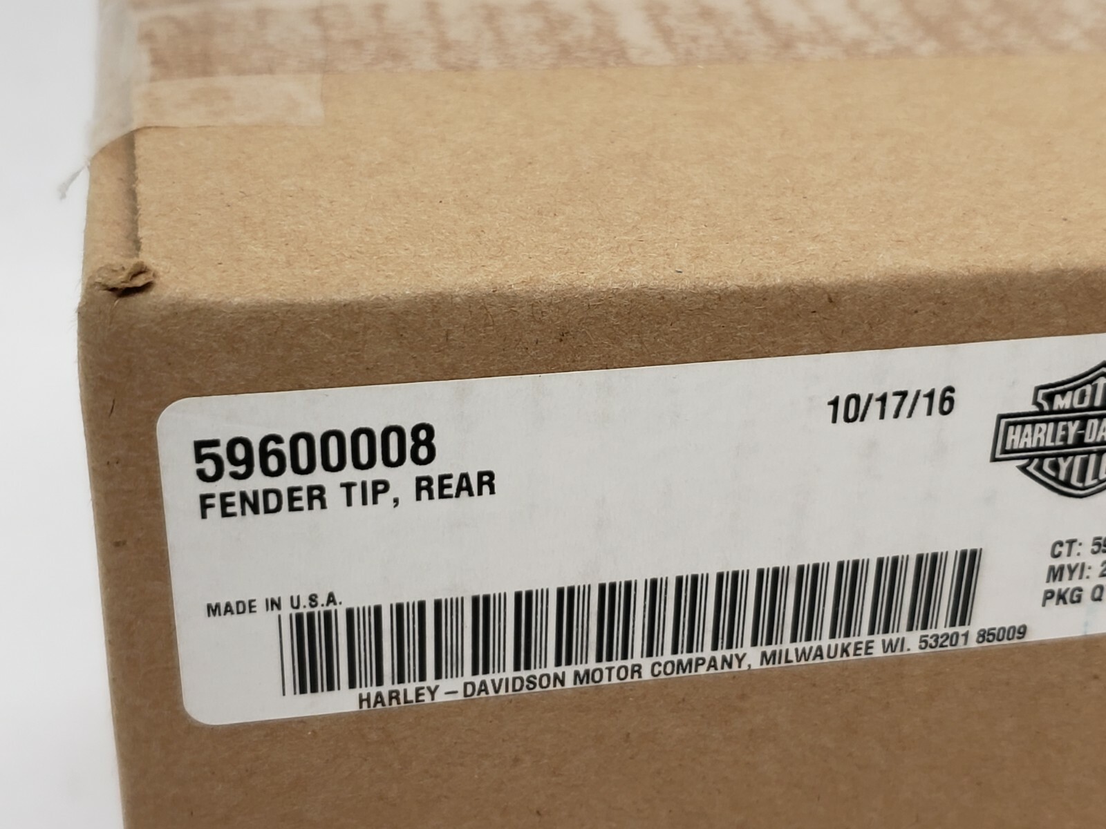 OEM Harley Davidson Rear Fender Fascia light Tip NEW p/n 59600008 | eBay