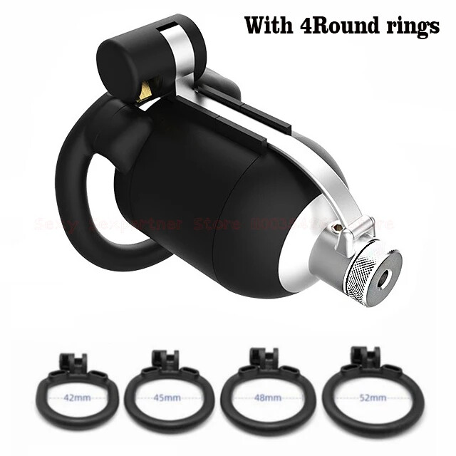 Male Chastity Device Resin Cuspid Teeth Cage for Men Enclosed Locking ...