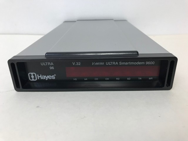 Hayes Ultra SMARTMODEM 9600 Uvsm9600 External Modem 2004AM V-series ...