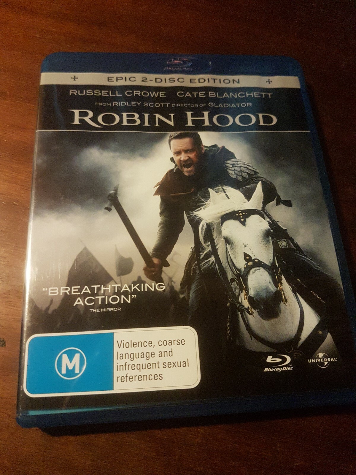 Robin Hood Blu-ray & DVD Epic 2-Disc Limited Edition Steelbook - Region ...