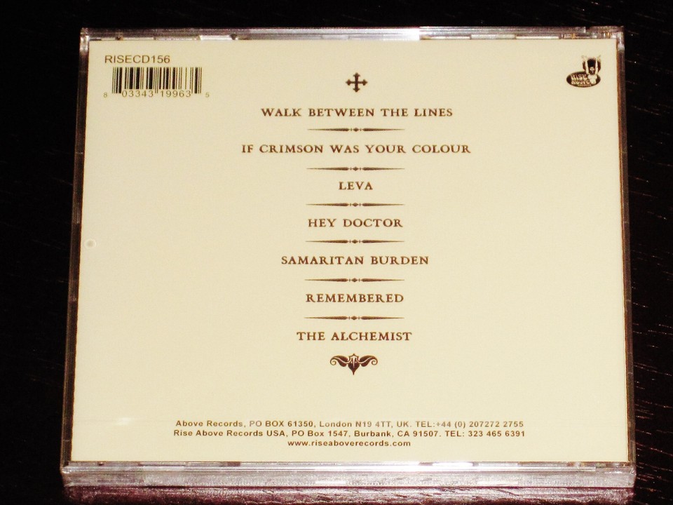 Witchcraft: The Alchemist CD 2007 Rise Above Records UK RISECD156 Jewel ...