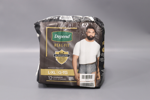 Depend Real Fit Incontinence Convenience Pack Underwear for Men - L/XL ...