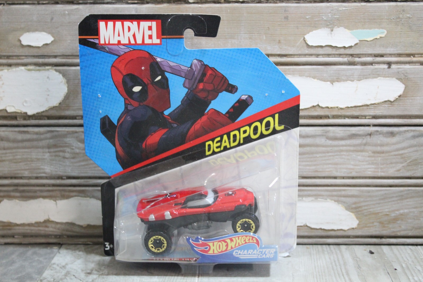 Hot Wheels Deadpool 1/64 Scale Character Car Marvel Universe Series ...