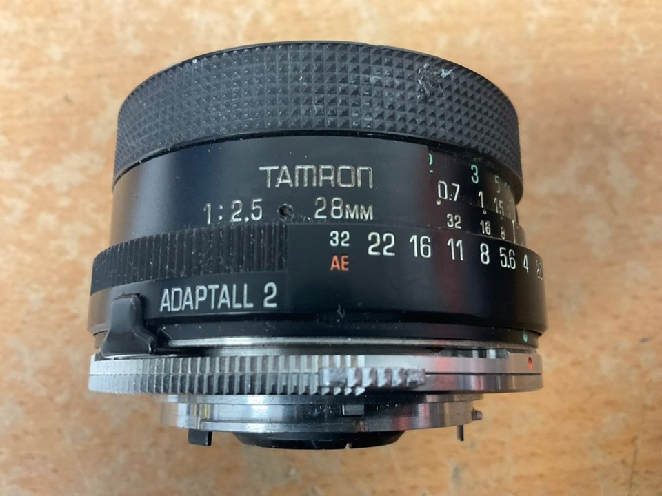 Tamron 28mm F2.5 Adaptall 2 Lens Wide Angle Manual Focus | eBay