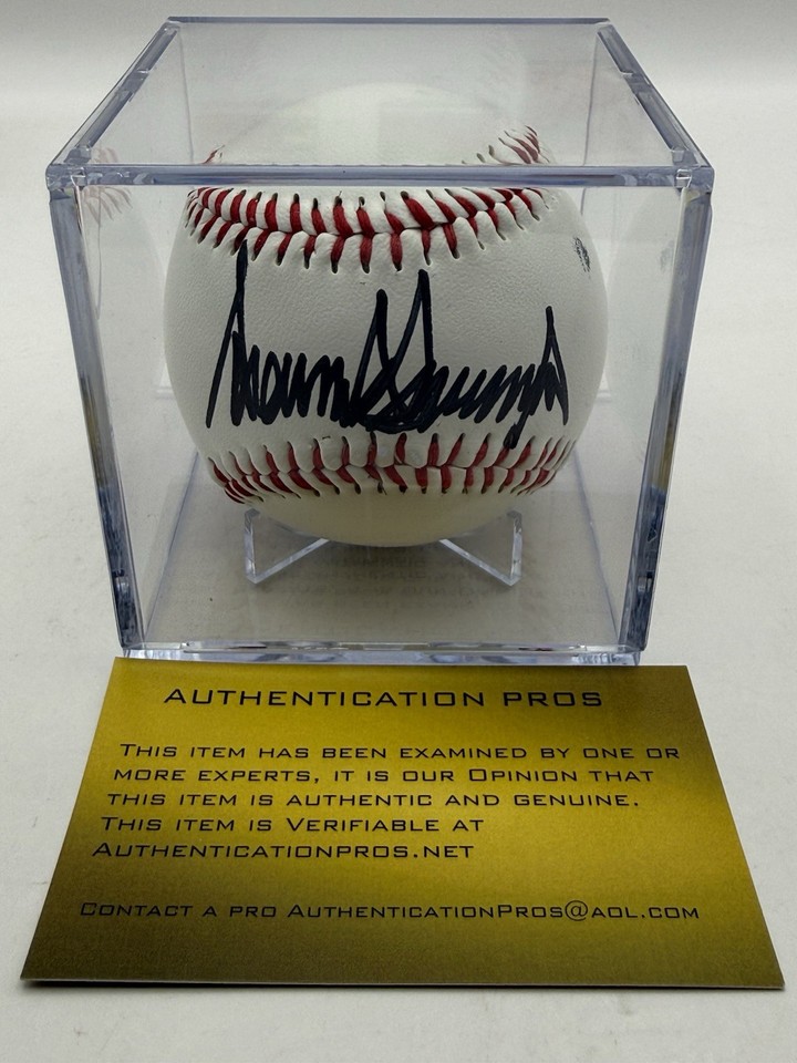 45/47 President Donald Trump Signed MAGA Baseball POTUS AP COA GOAT ...
