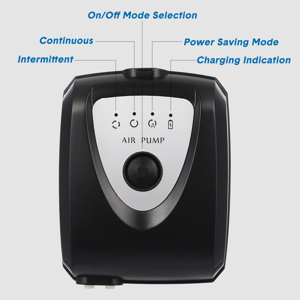 Oxygen Pump Fishtank Air Pumps Aquarium Aerator Pond Oxygenation | eBay