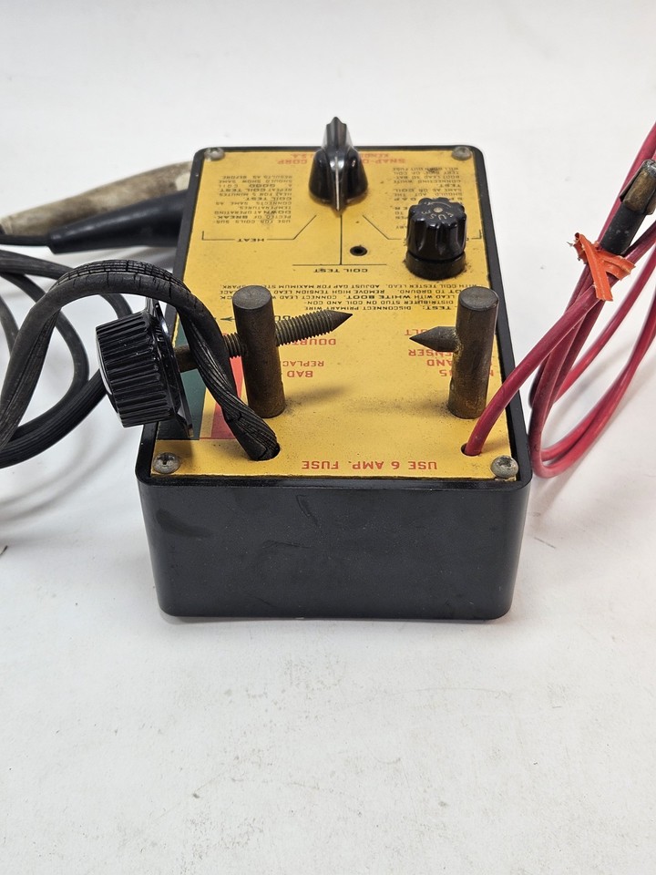 Vintage 1950s SNAP-ON Model MT-335 Ignition COIL Tester Antique SnapOn ...