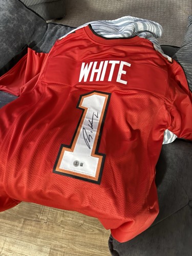 Rachaad White Authentic Tampa Bay Buccaneers Jersey Beckett ...