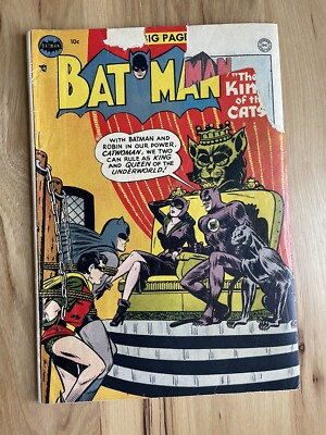 Batman #69 DC Comic 1952 Golden Age Catwoman! low grade | eBay