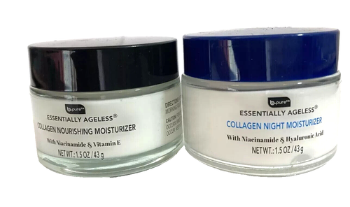 2x Essentially Ageless Collagen Nourishing & Night Moisturizer Niacinamide 1.5oz | eBay
