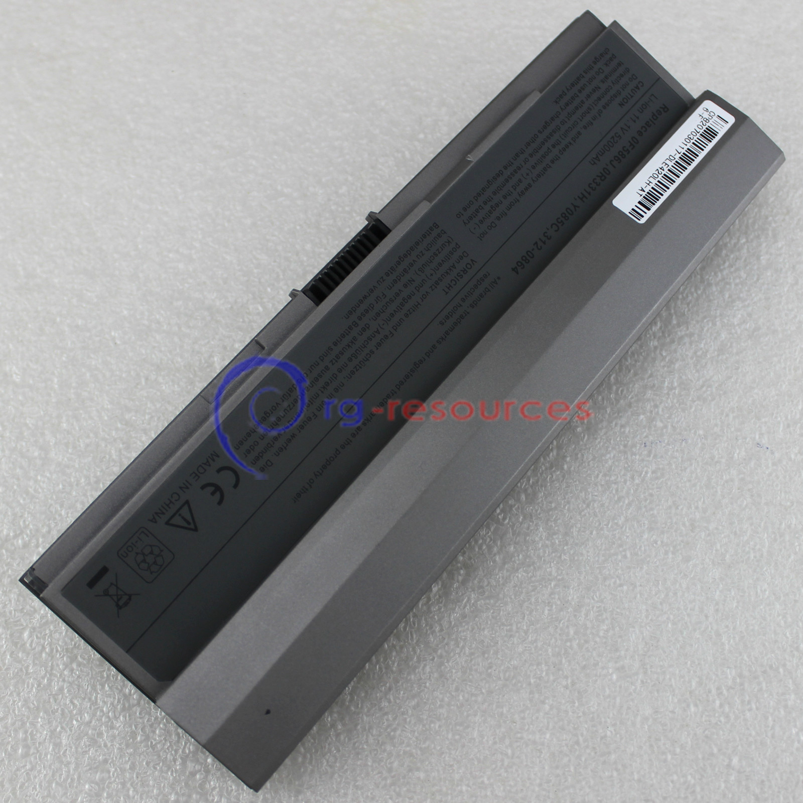6 cell Laptop Battery for Dell Latitude E4200 W343C W346C Y082C Y084C ...