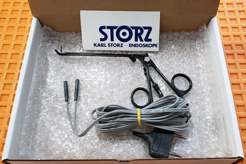 Karl Storz 461015 STAMMBERGER Bipolar Forceps Angle 25* & 847002V ...