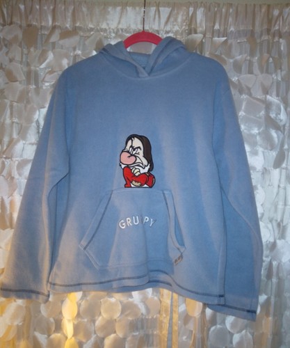Vintage Disney Classics Grumpy Hoodie Pullover Women Size L Sweatshirt ...