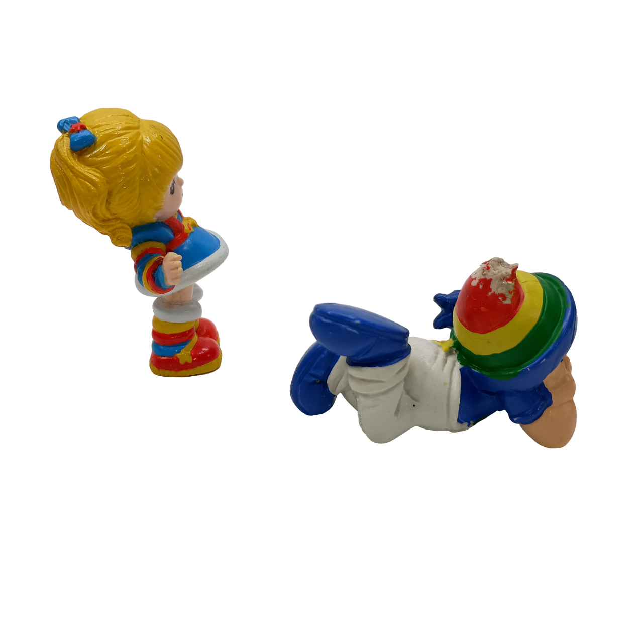 Vintage 1983 Hallmark Rainbow Brite & Boy Painted PVC Mini Figure - Lot ...