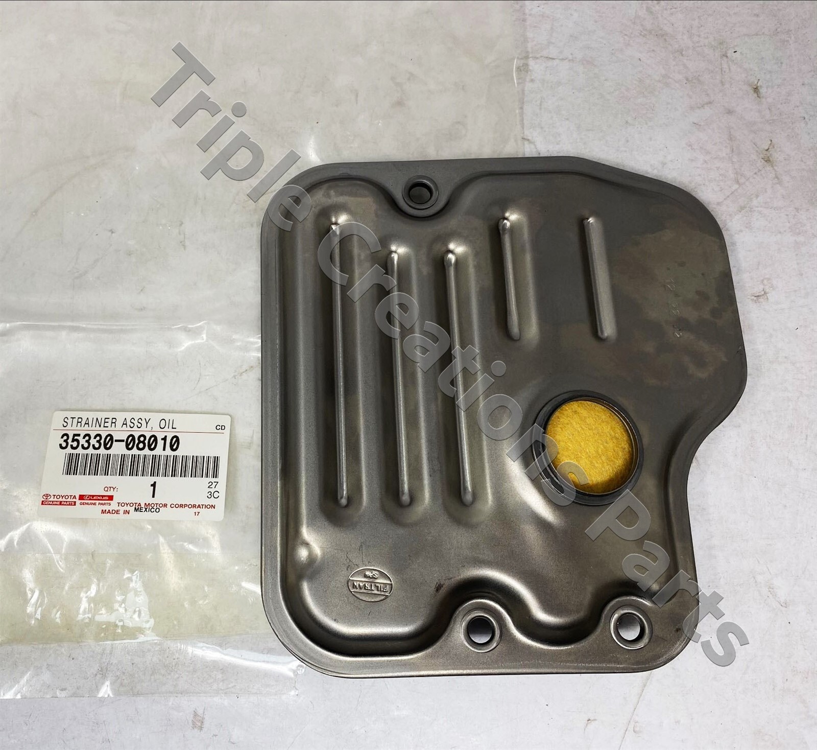 Toyota Genuine 35330-08010 Strainer Assy Valve Body Oil 3533008010 OEM ...